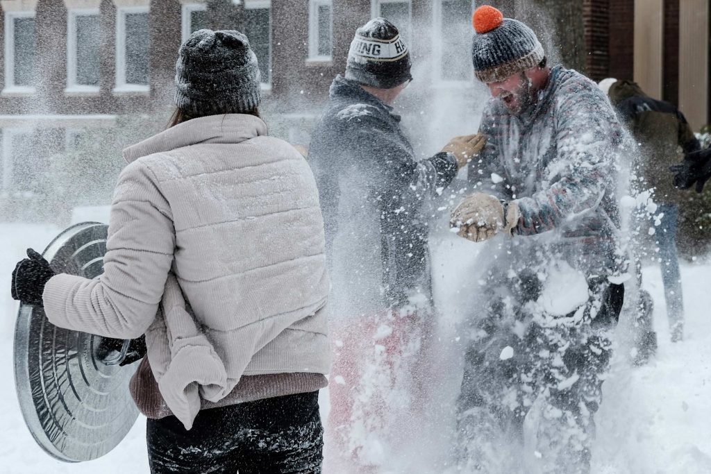 Students savor seven consecutive snow days | The Bison